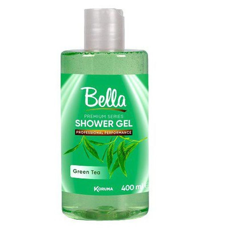 Bella Premium Shower Gel Green Tea 400ml | Frisk dusj - Billigmarkedet.no